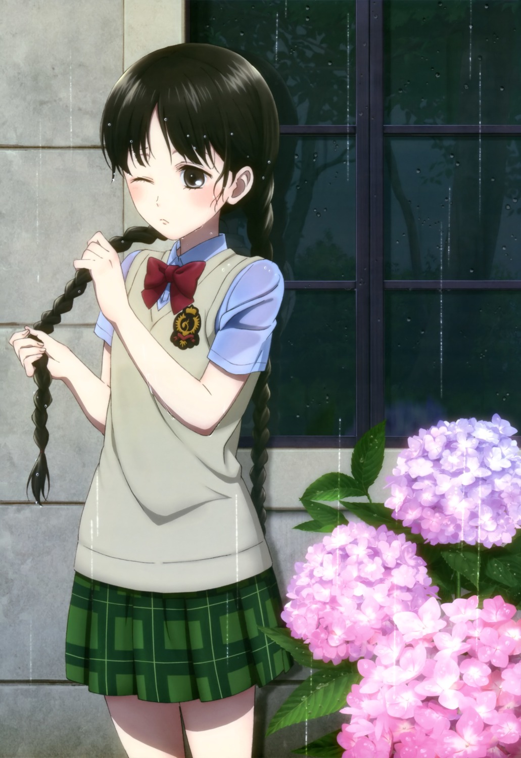 natsuzumi aiko rdg: red data girl suzuhara izumiko seifuku wet | #256124 | yande.re